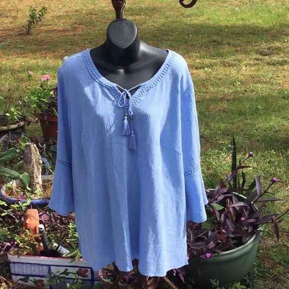 Denim&Co | Tops | Nwot Fun To Wear Top Size 2 Xlarge Wardrobe Closet ...
